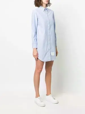 Thom Browne Rwb Stripe Shirt Dress