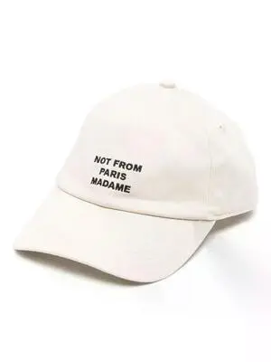 Drole De Monsieur Not From Paris' Baseball Cap - Neutrals