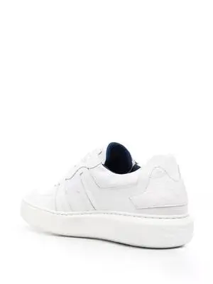 ZILLI Panelled Low-top Leather Sneakers