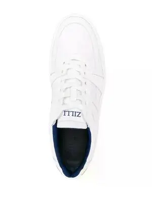 ZILLI Panelled Low-top Leather Sneakers