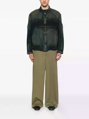 JUUN.J Denim Bomber Jacket