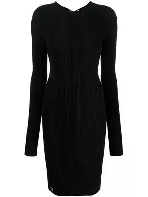 Philipp Plein Round Neck Day Dresses