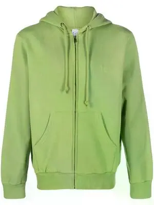 WINNIE N.Y.C Logo-embroidered Zip-up Hoodie