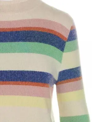 MIXIK Striped Crew Neck Sweater
