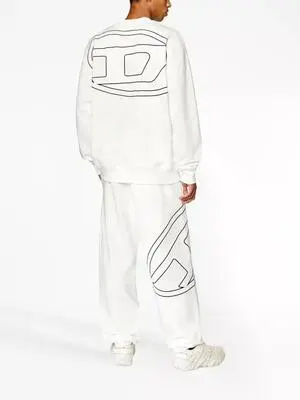 DIESEL® Cotton Jersey Fleece Sweatshirt