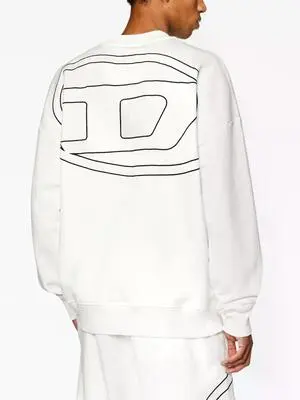 DIESEL® Cotton Jersey Fleece Sweatshirt