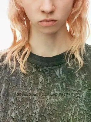 Alexander Wang Splatter-wash Cotton T-shirt