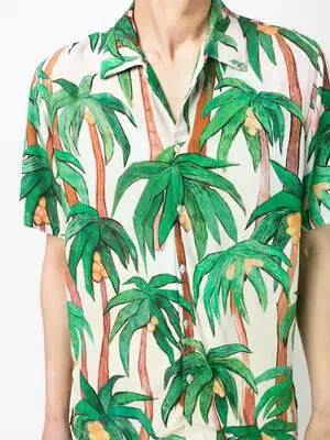 ENDLESS JOY Palm Tree-print Shirt