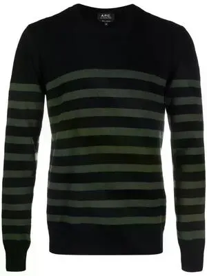 A.p.c. Striped Wool Jumper