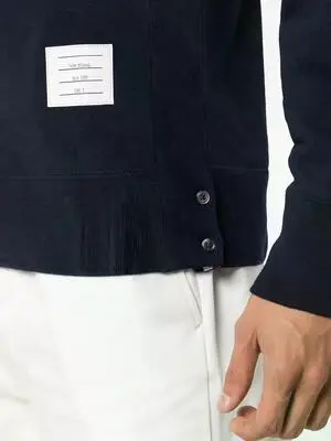 Thom Browne 4-bar Striped Sweatshirt - Blue