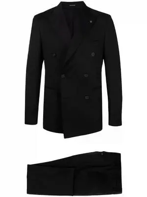 Tagliatore Fitted Double-breasted Suit