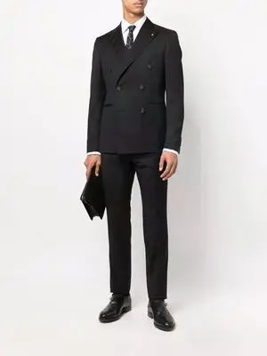 Tagliatore Fitted Double-breasted Suit