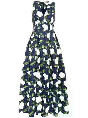 Sachin & Babi Brooke Floral-print Gown