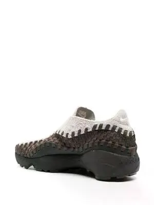 Nike Air Footscape Woven Asymmetric Sneakers - Brown
