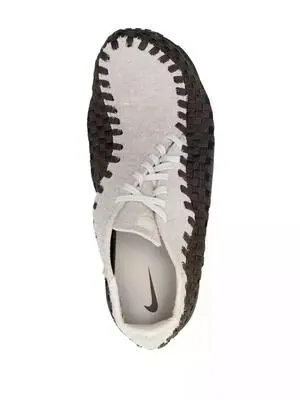 Nike Air Footscape Woven Asymmetric Sneakers - Brown