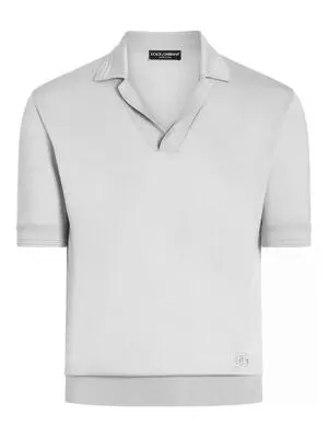 Dolce & Gabbana Silk Polo Shirt