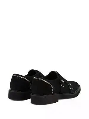 GIUSEPPE ZANOTTI Johnny Zip-trimmed Loafers