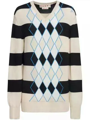 Marni Striped Cotton Sweater