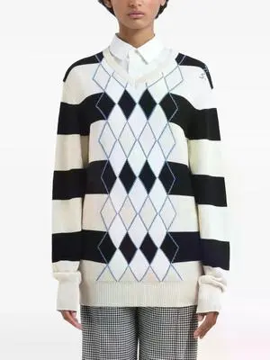 Marni Striped Cotton Sweater
