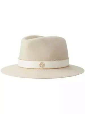 MAISON MICHEL Andre Fedora Hat - Neutrals
