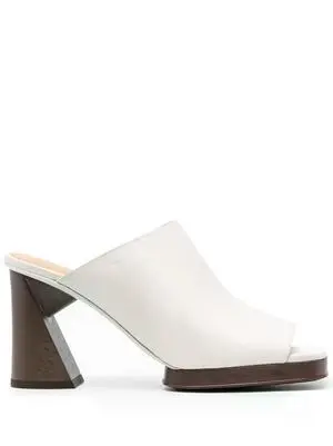 TOD'S Sculpted-heel Open Toe Sandals