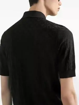 Dolce & Gabbana Logo-jacquard Polo Shirt