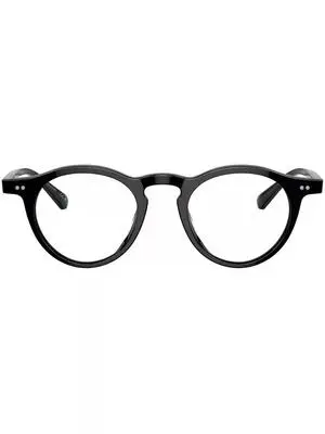 Oliver Spencer Round-frame Glasses - Black