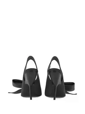 FERRAGAMO 105mm Bow Slingback Pumps