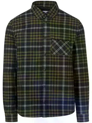 Aztech Mountain Loge Peak Plaid Cotton Shirt - Green