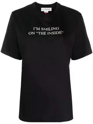 Victoria Beckham Organic Cotton Jersey T-shirt - Black