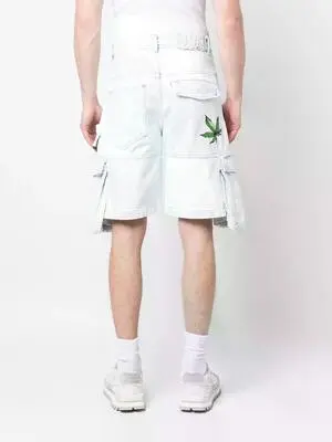 Gcds Cargo Denim Shorts