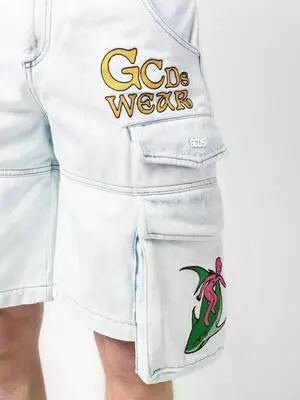 Gcds Cargo Denim Shorts