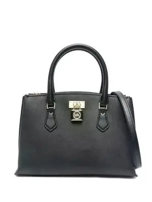 Michael Kors Padlock-detail Leather Tote Bag