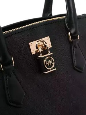 Michael Kors Padlock-detail Leather Tote Bag
