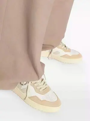 VEJA V-90 Leather Sneakers - White