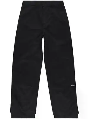 Palm Angels Cotton Trousers - Black