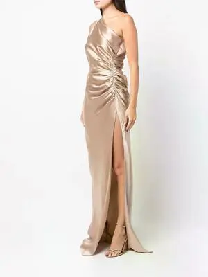 Michelle Mason Asymmetric Silk Gown