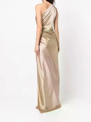 Michelle Mason Asymmetric Silk Gown