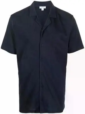 Sunspel Button-up Polo Shirt