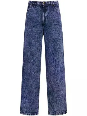 Marni Stonewashed Mid-rise Straight-leg Jeans
