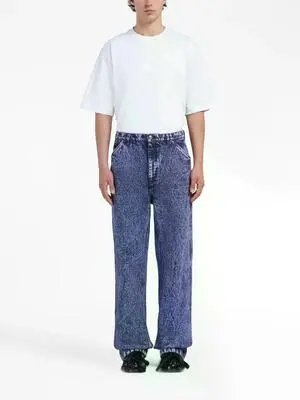 Marni Stonewashed Mid-rise Straight-leg Jeans