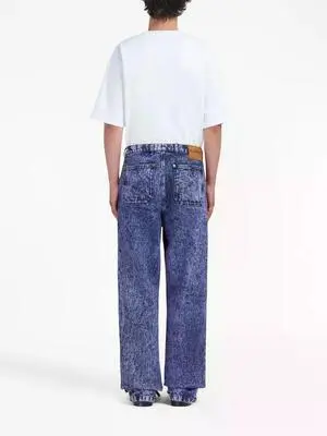 Marni Stonewashed Mid-rise Straight-leg Jeans