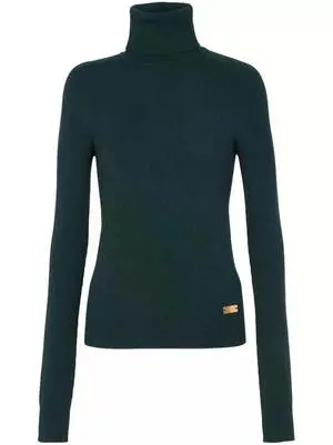 Balmain Logo-plaque Wool Jumper