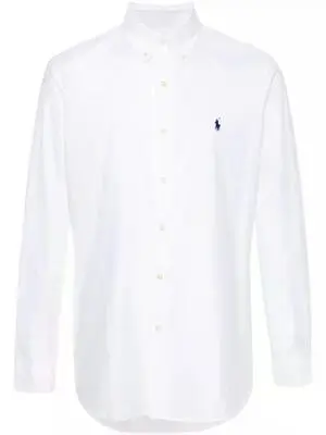 Polo Ralph Lauren Polo Pony-embroidered Poplin Shirt - White