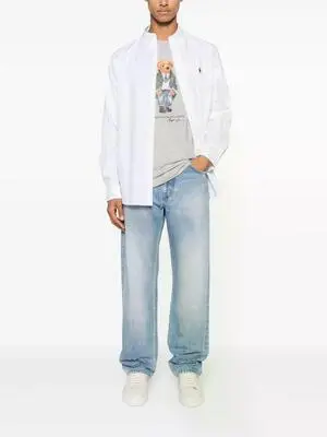 Polo Ralph Lauren Polo Pony-embroidered Poplin Shirt - White