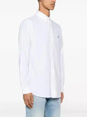 Polo Ralph Lauren Polo Pony-embroidered Poplin Shirt - White