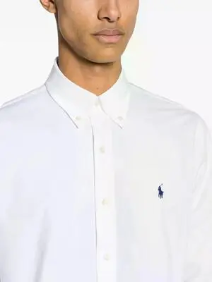 Polo Ralph Lauren Polo Pony-embroidered Poplin Shirt - White