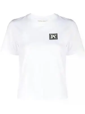 Palm Angels Ski Club Cotton T-shirt - White