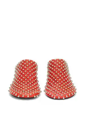 JIL SANDER Studded Leather Mules