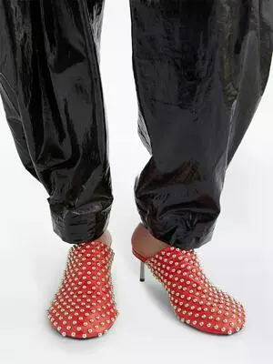 JIL SANDER Studded Leather Mules